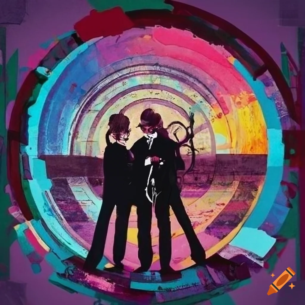 Collage album artwork inspired by the beatles' revolver