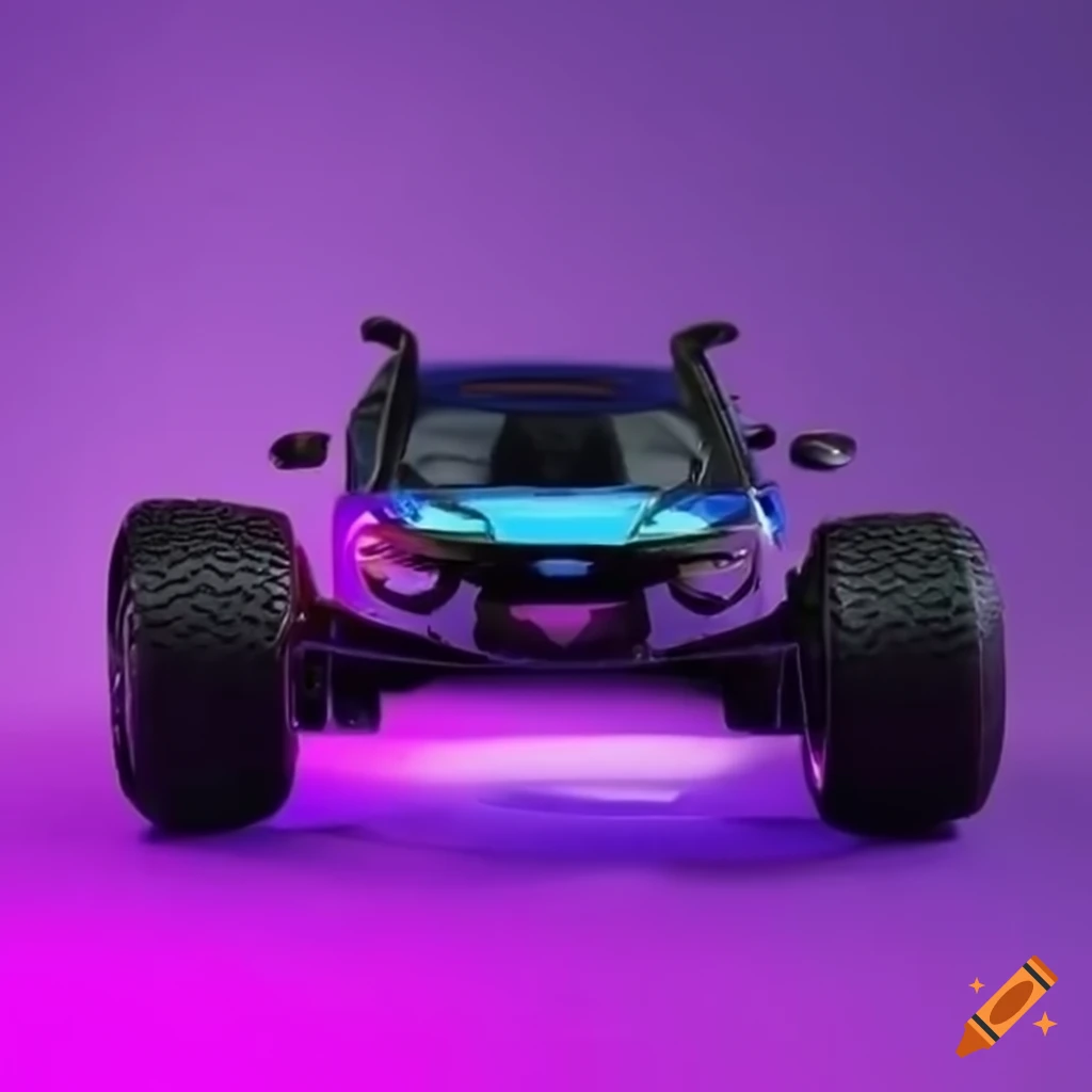Purple rc car