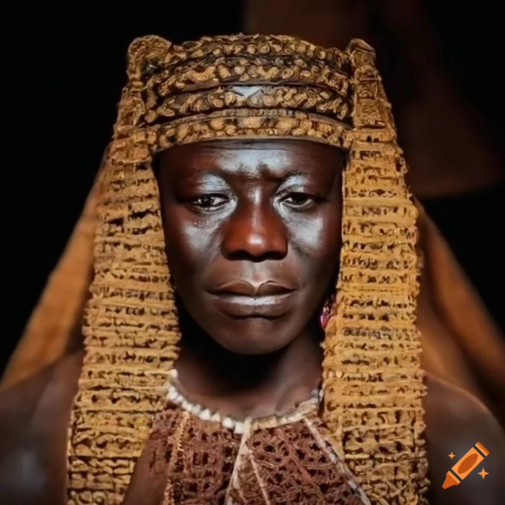 Portrait of Amon N'Douffou V, king of the Kingdom of Sanwi on Craiyon