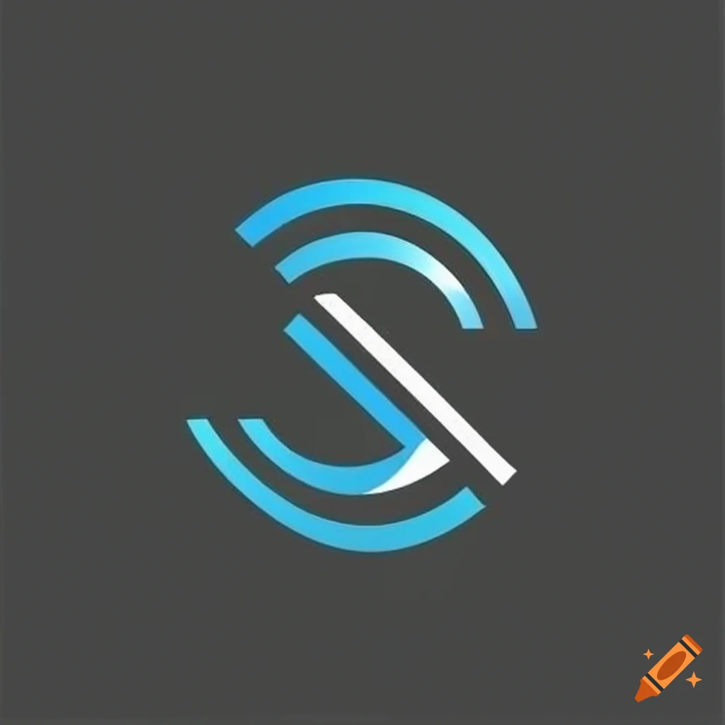 Dynamic logo design with intertwined g and s letters on Craiyon