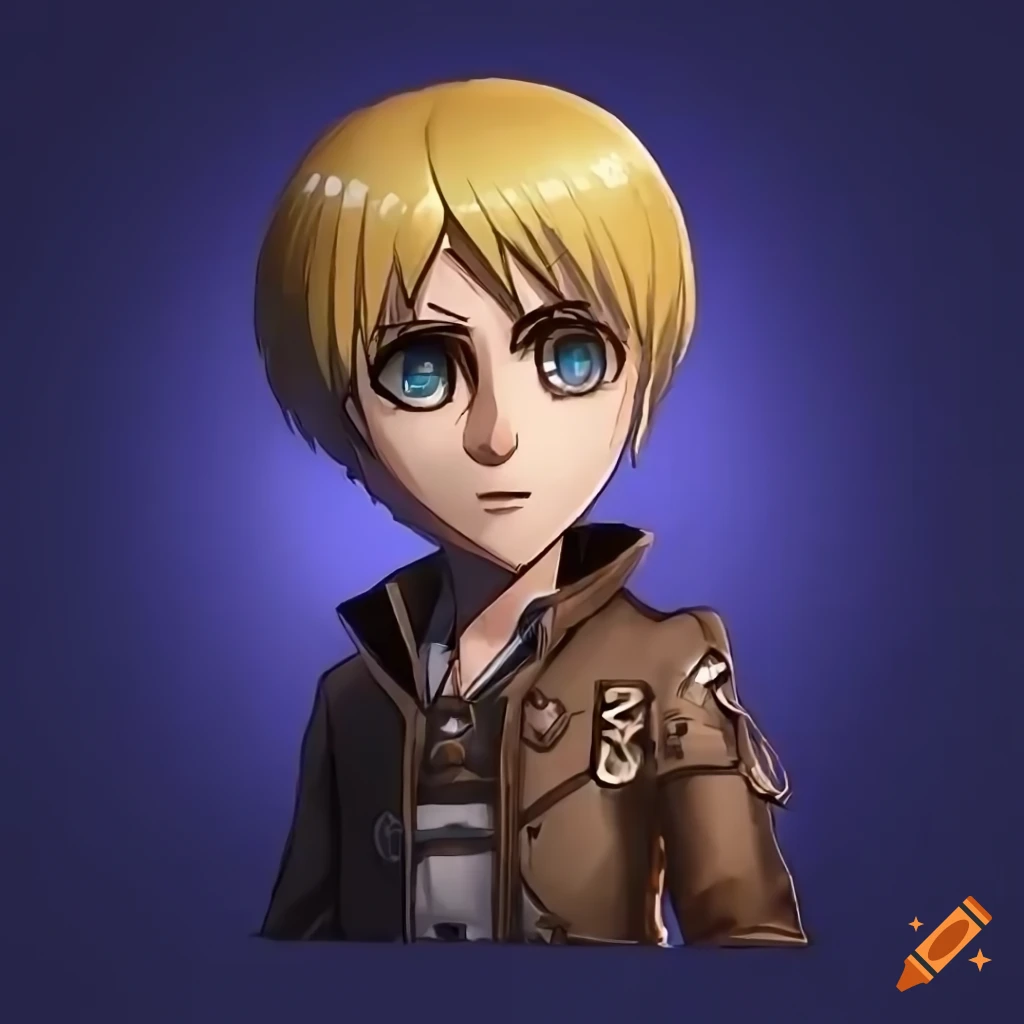 Unique art of Armin Arlert in Identity V style on Craiyon