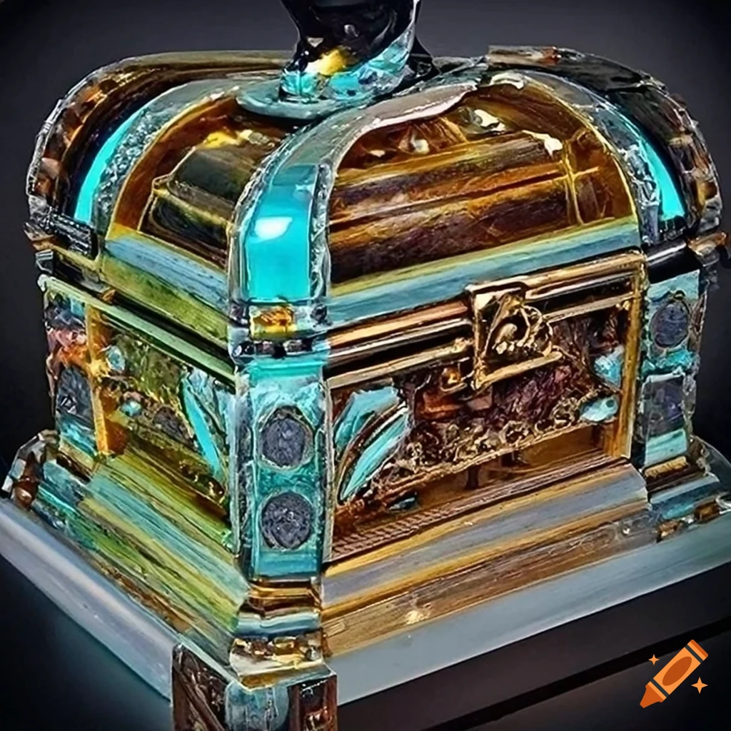 Marble sculpture with vibrant colors and intricate details on Craiyon