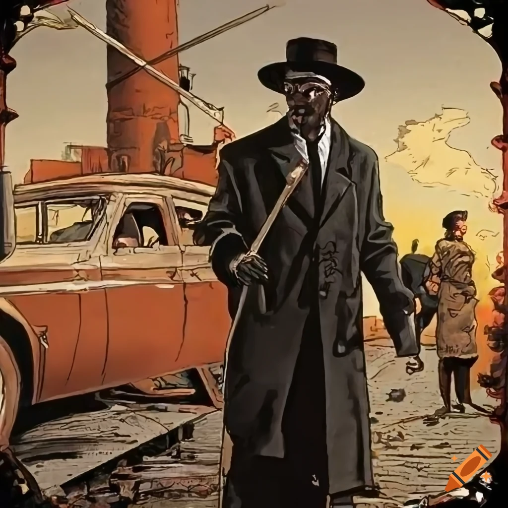 Graphic novel heist by norman rockwell