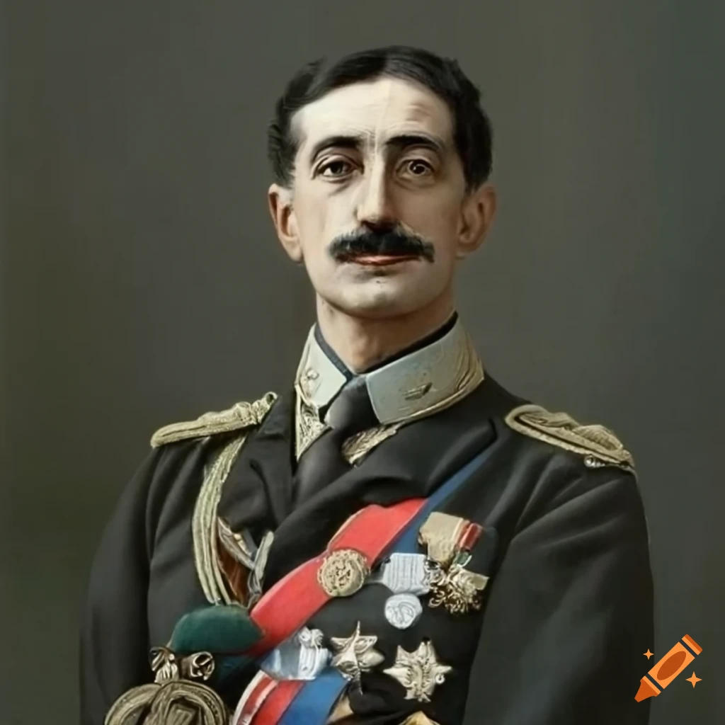 Portrait of matteo sartini, italian military dictator