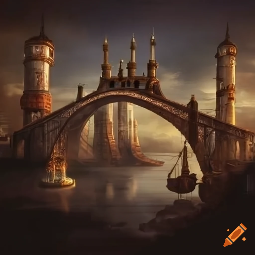Steampunk bridge