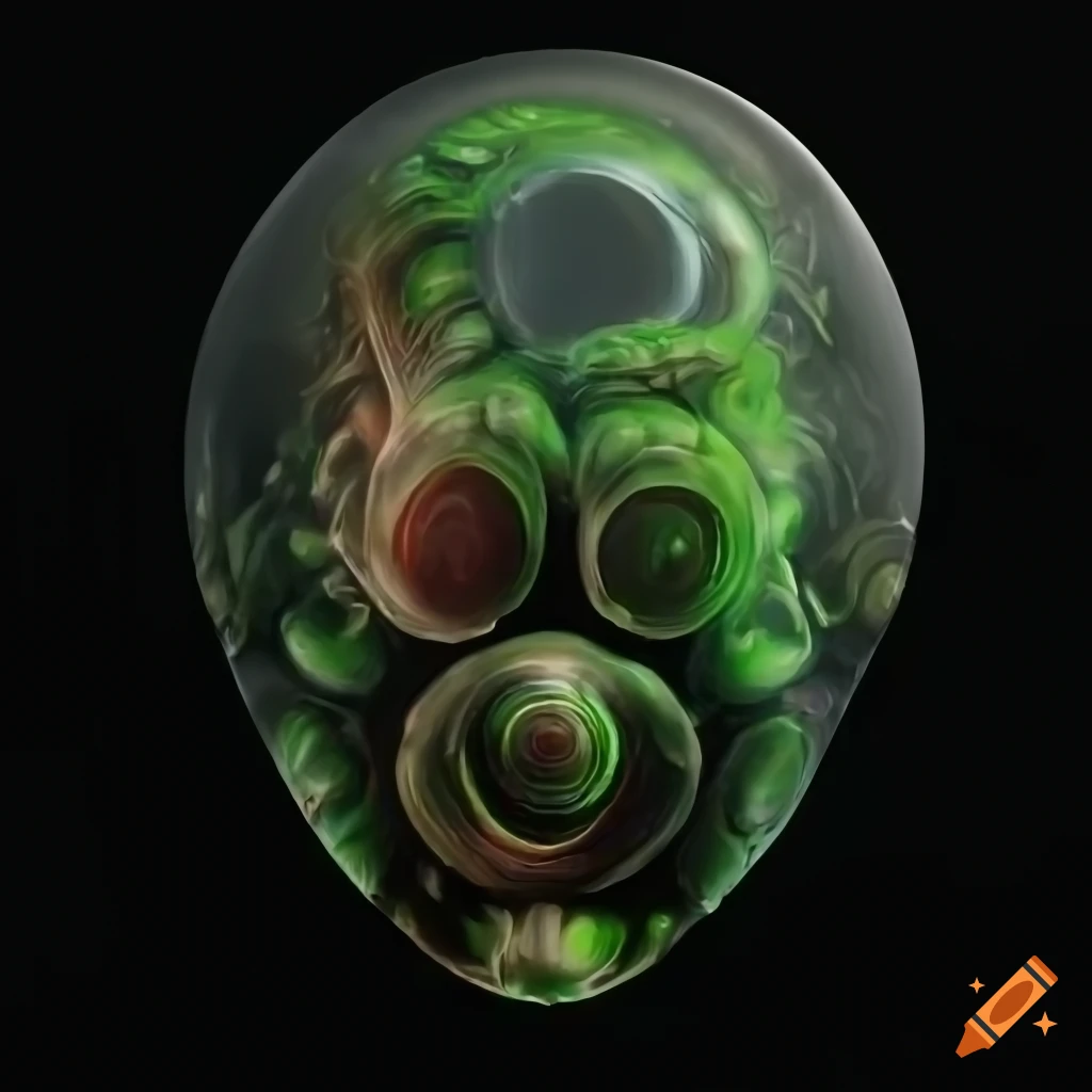 Creepy 2D Metroid game with alien and Borg-like tiles on Craiyon