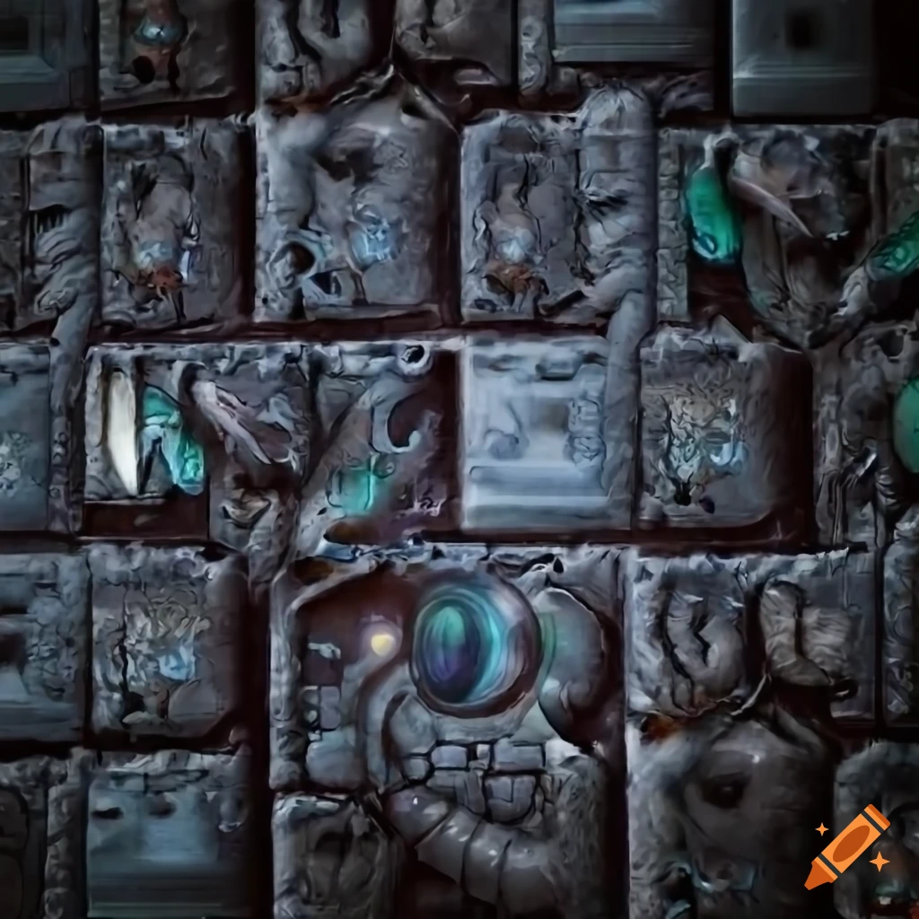 Desiccated alien creature in 2d metroid game