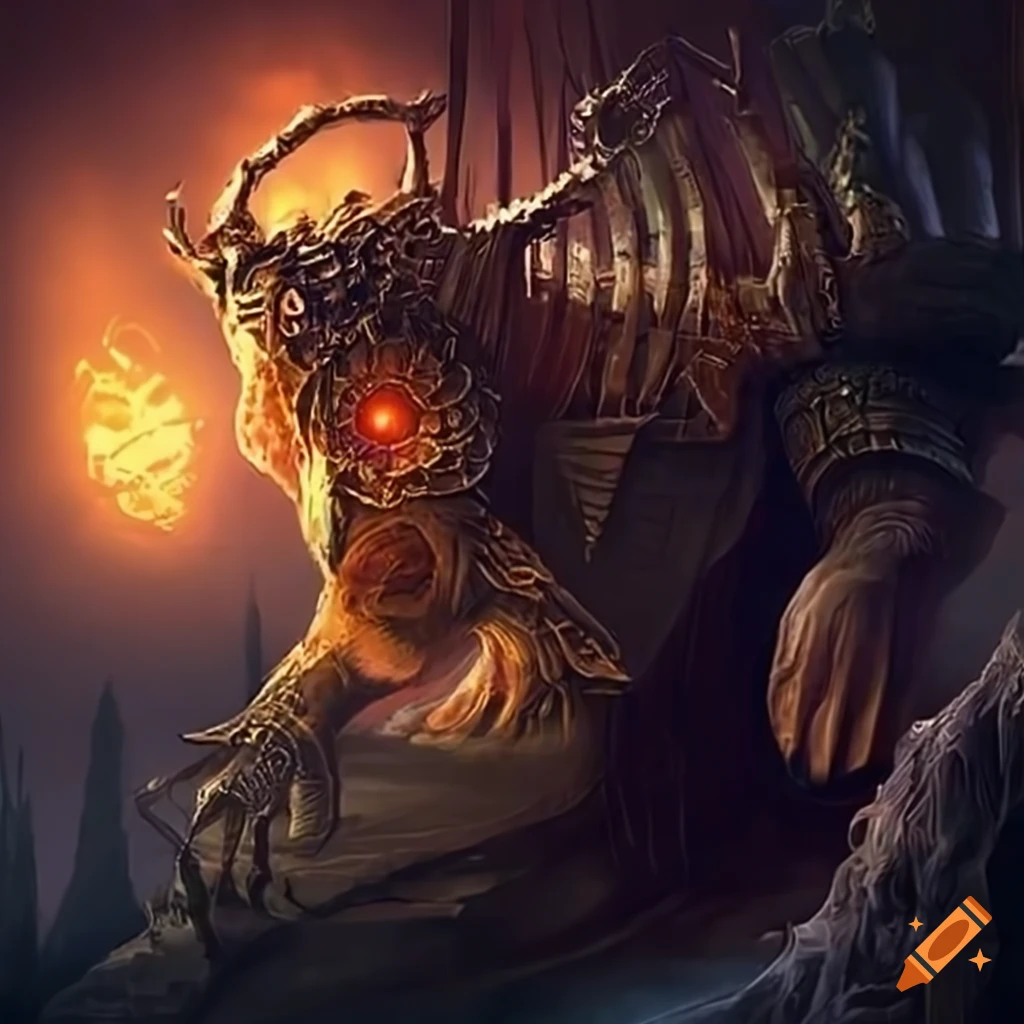 Artwork of a fantasy building construction