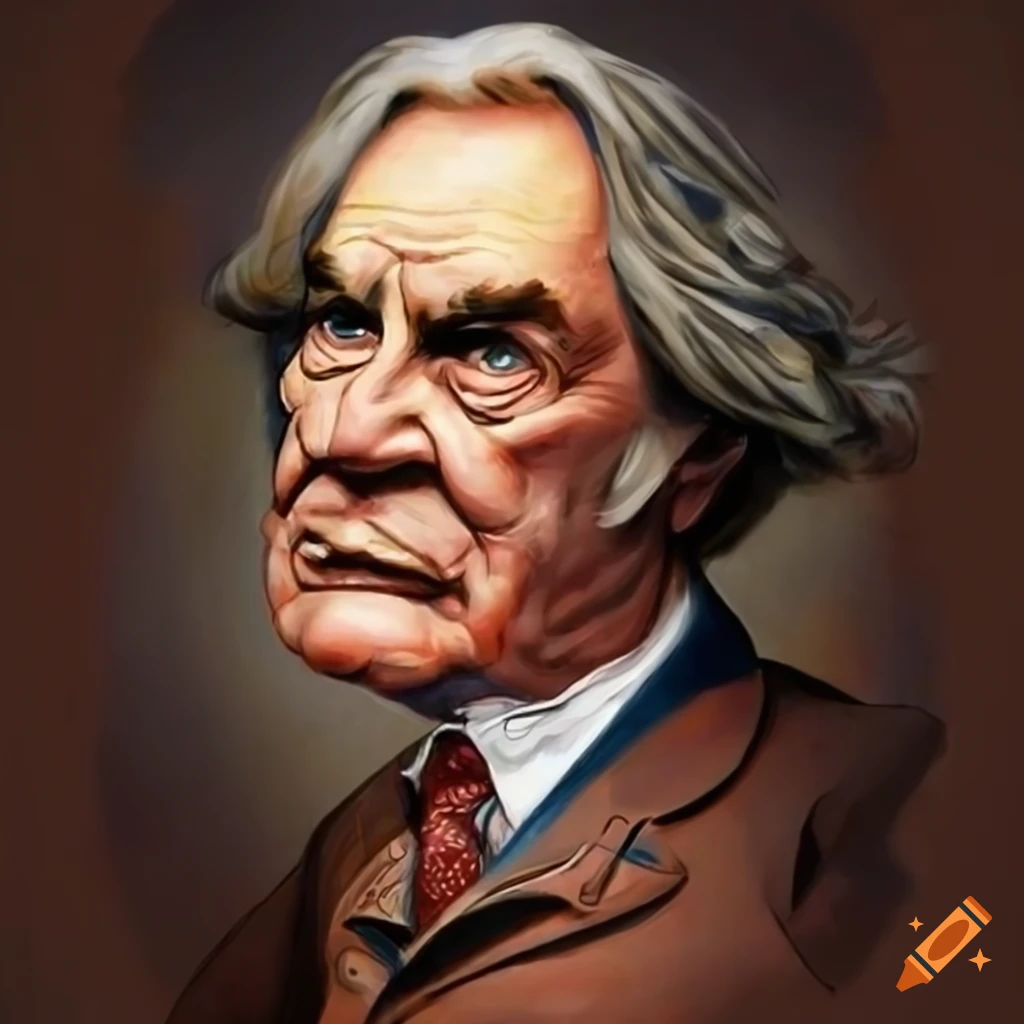 Caricature of john tyler