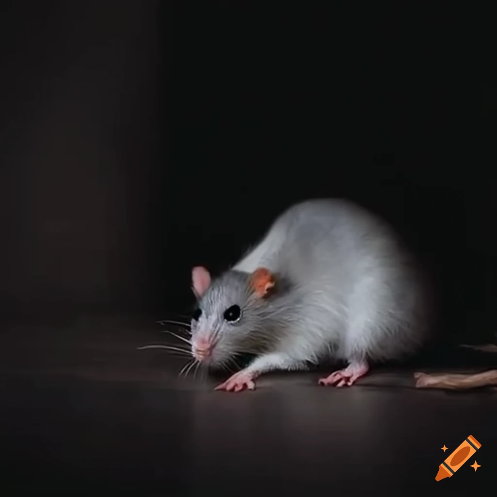 Image of a ghostly rat-like creature