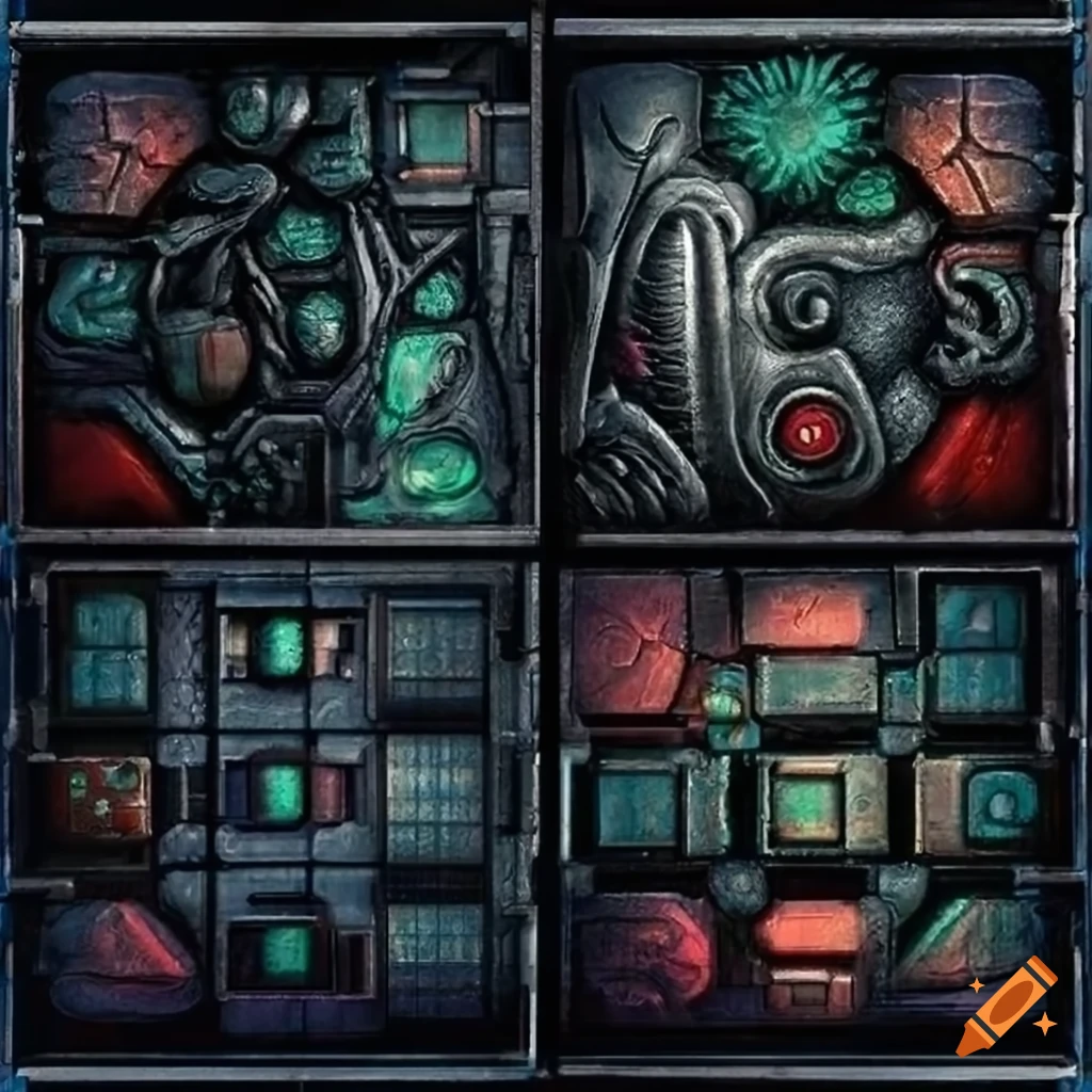 2D Metroid game wall tiles with unique art style on Craiyon