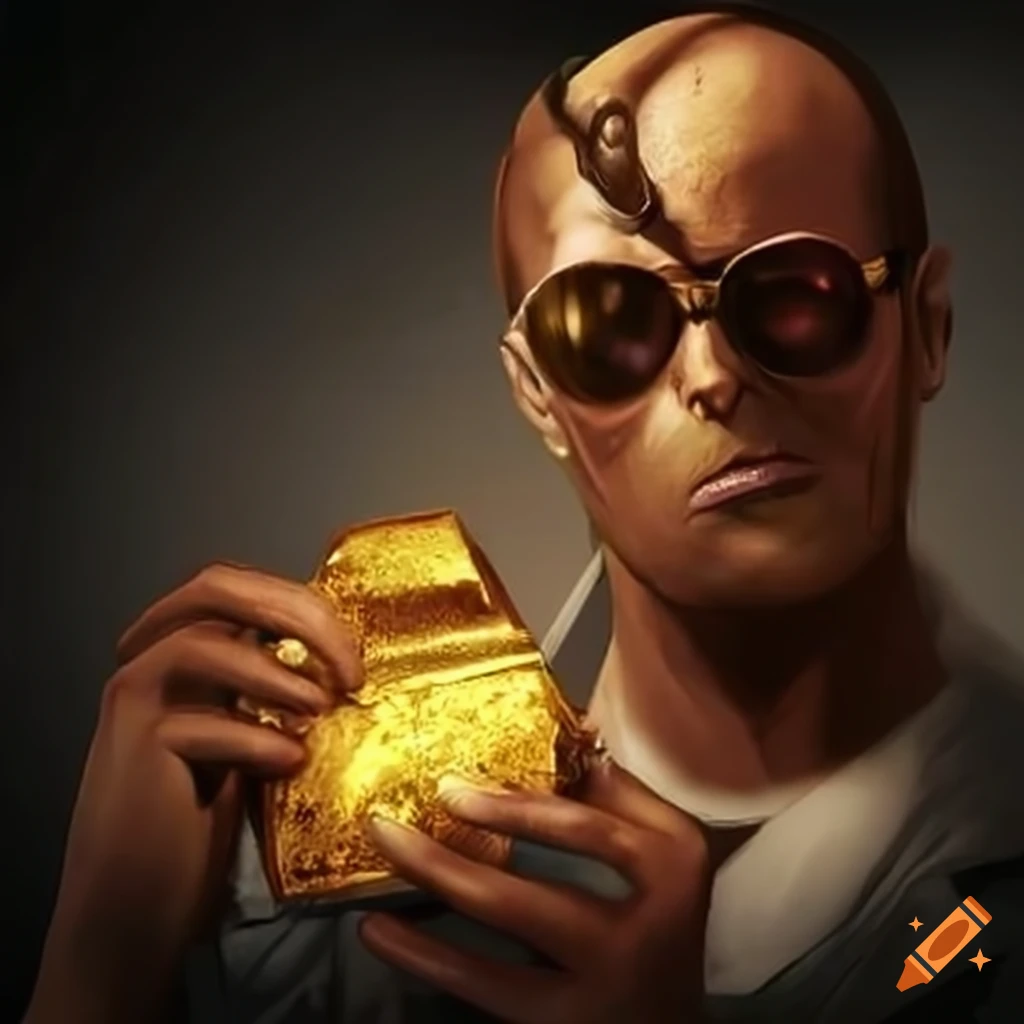 Fantasy thieves stealing gold on a heist