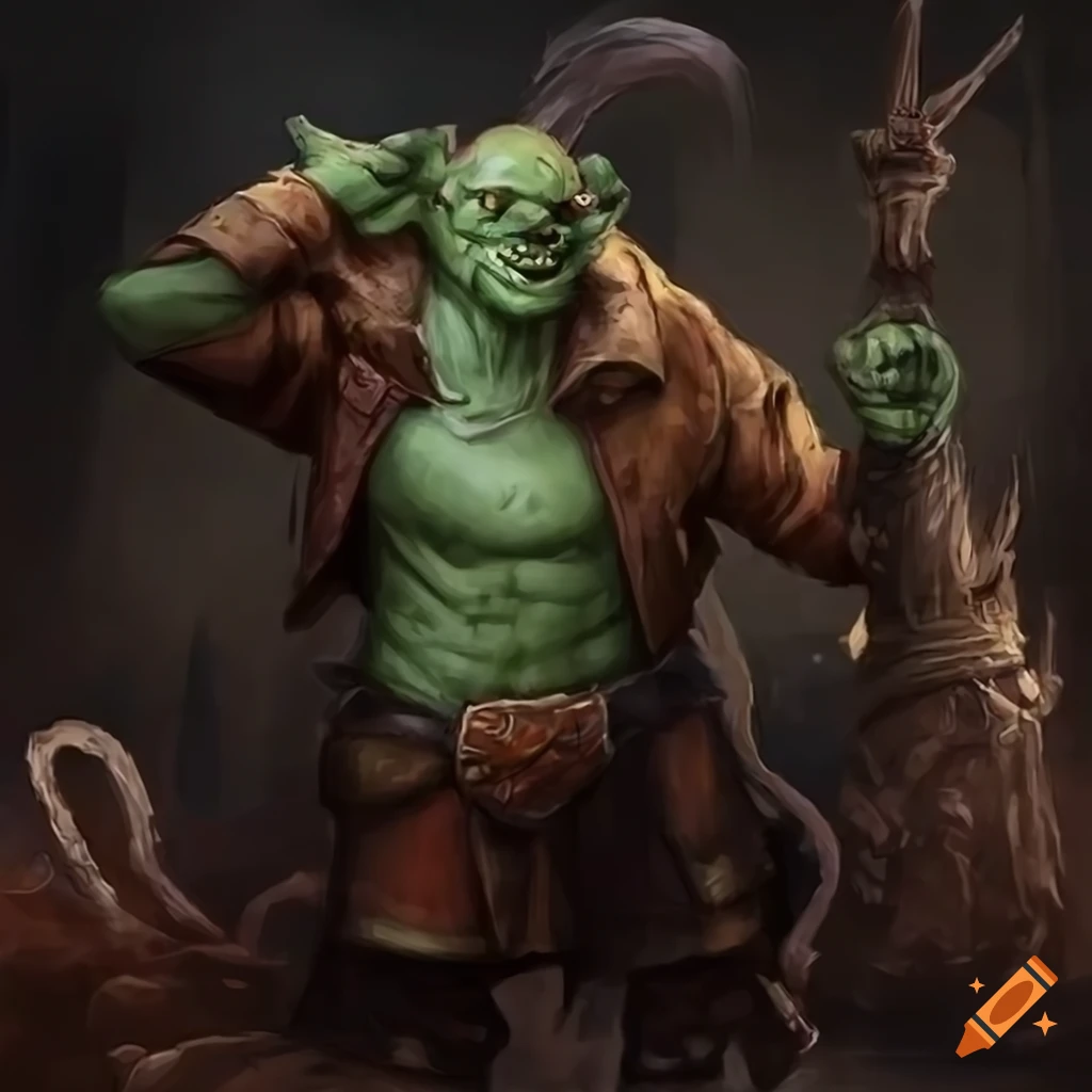 Fantasy depiction of a goblin thief