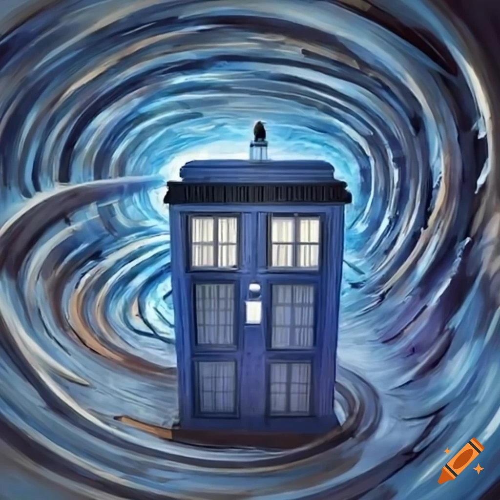 Tardis in time vortex