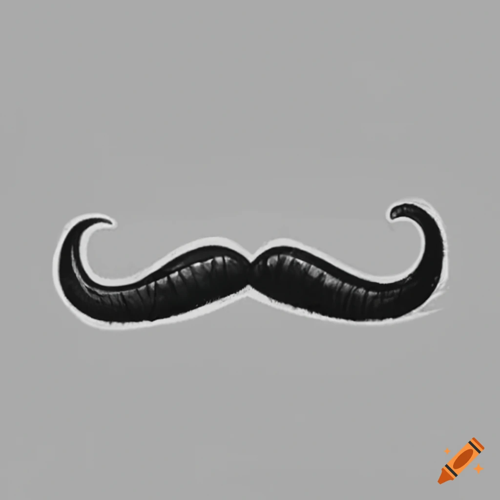 Mustache emoticon with two X's above on Craiyon