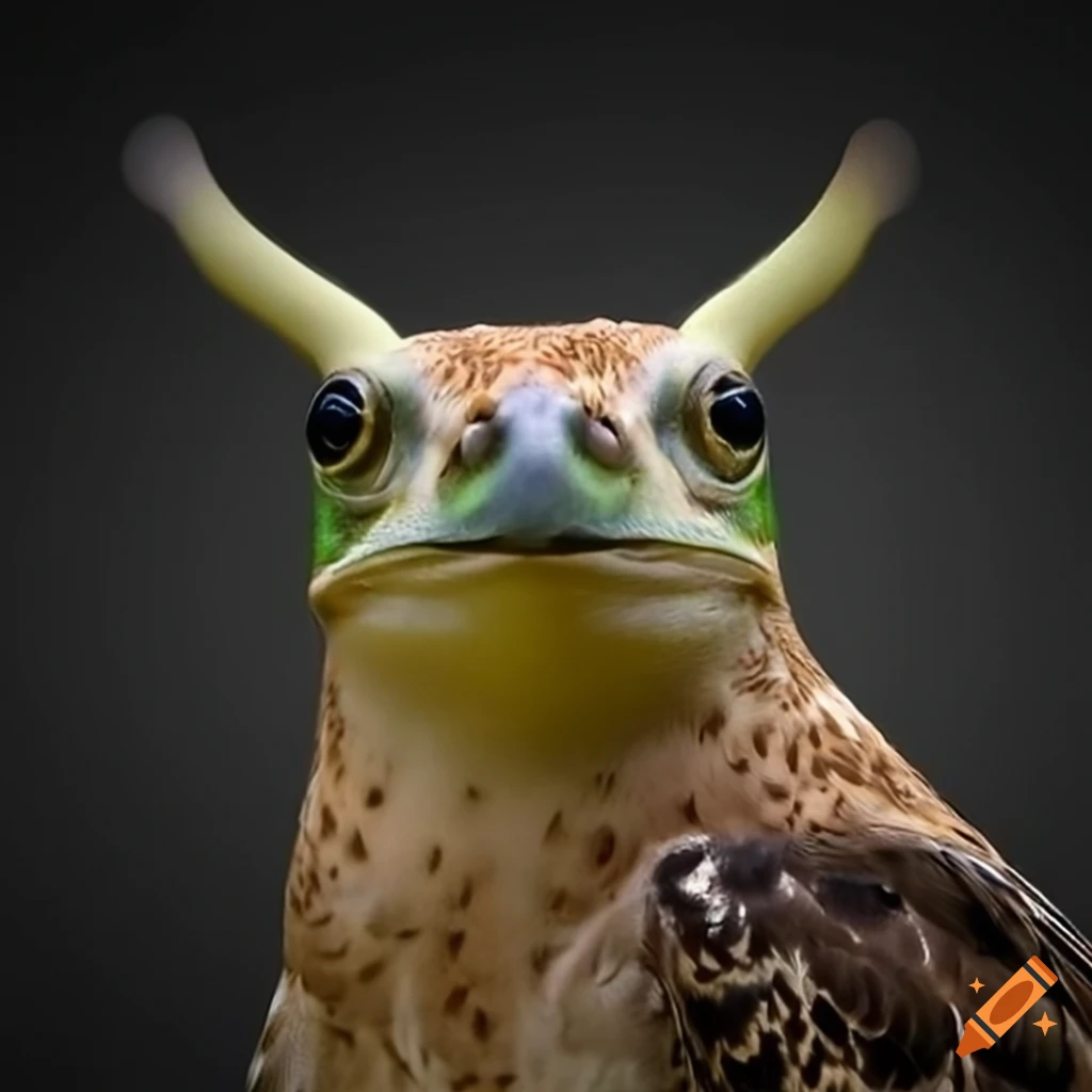 Image of an eagle frog cow hybrid on Craiyon
