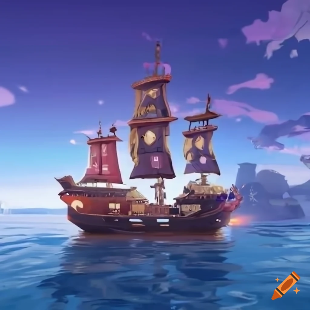 Genshin impact cargo ship in inazuma