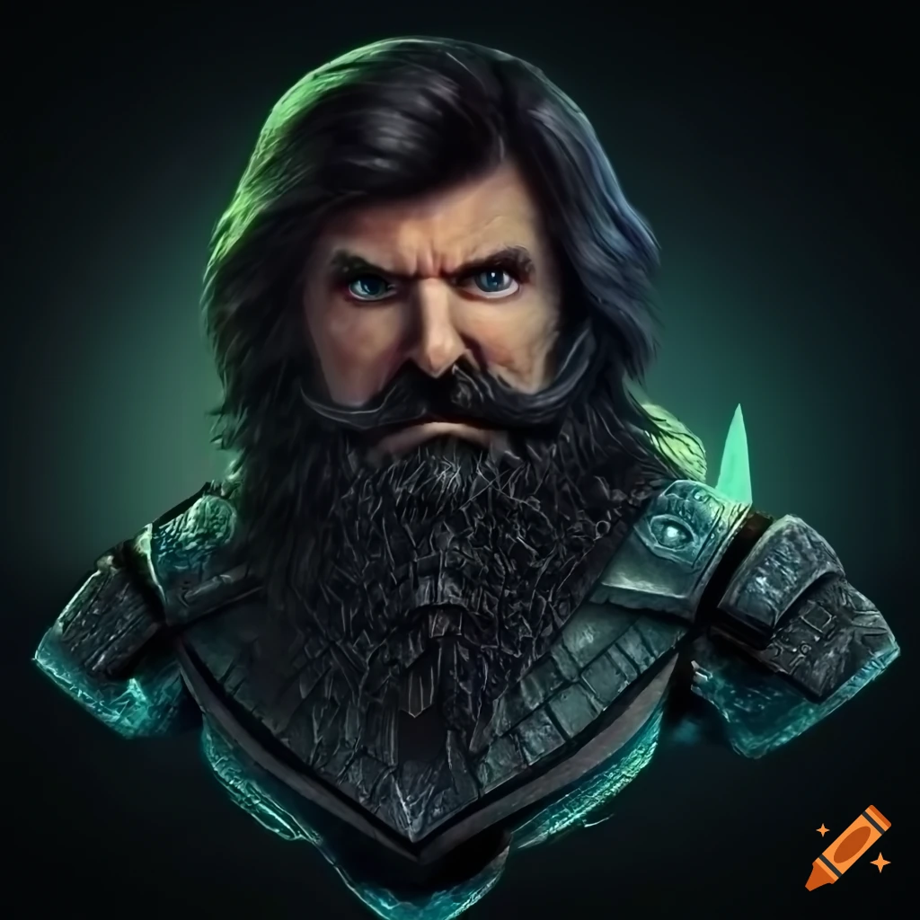 Cosplay of a hobbit dressed as a dwarven rogue on Craiyon