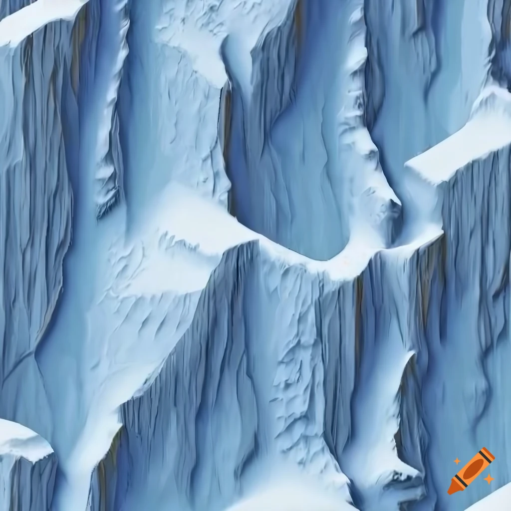Seamless snow and cliffs texture map