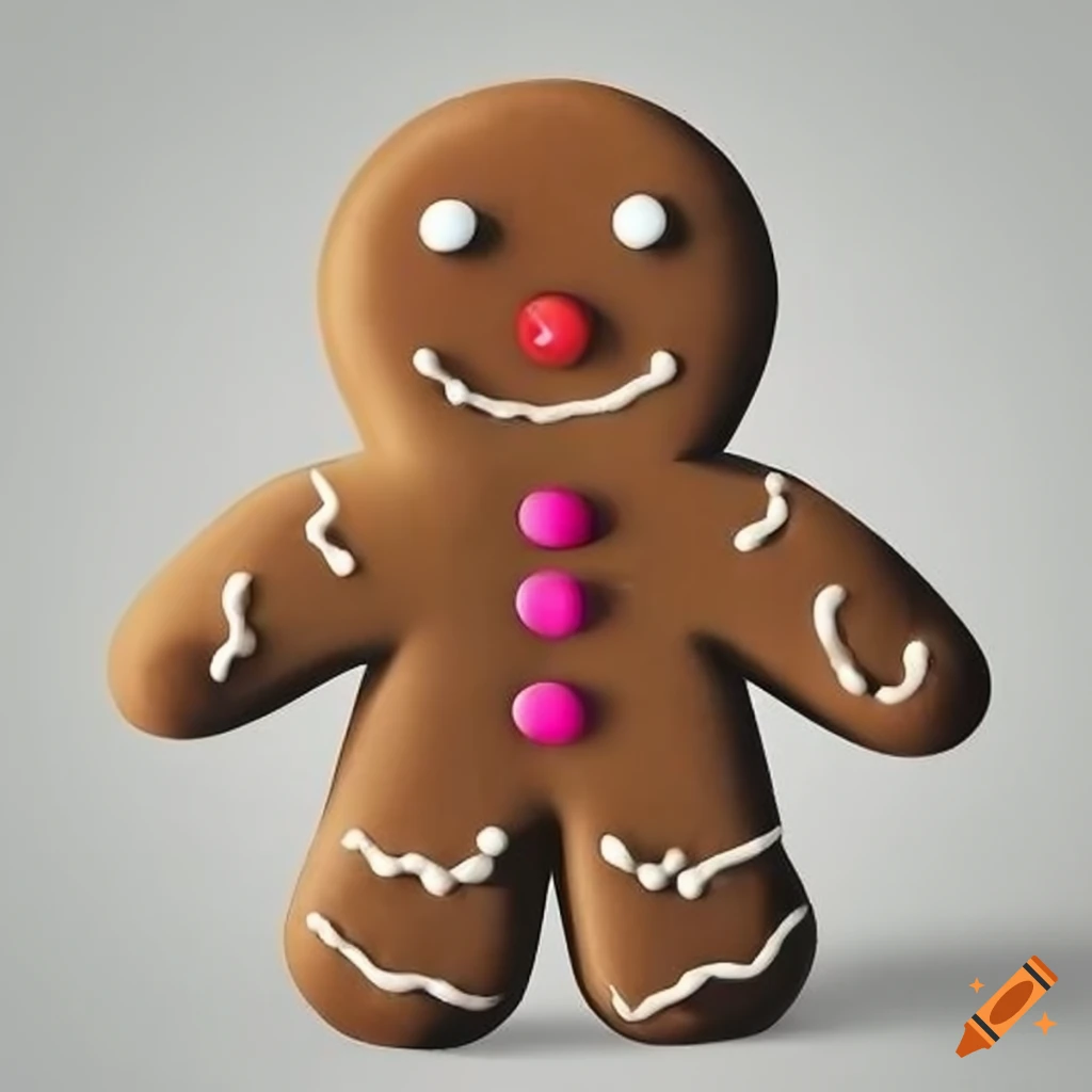 Gingerbread man with an attitude