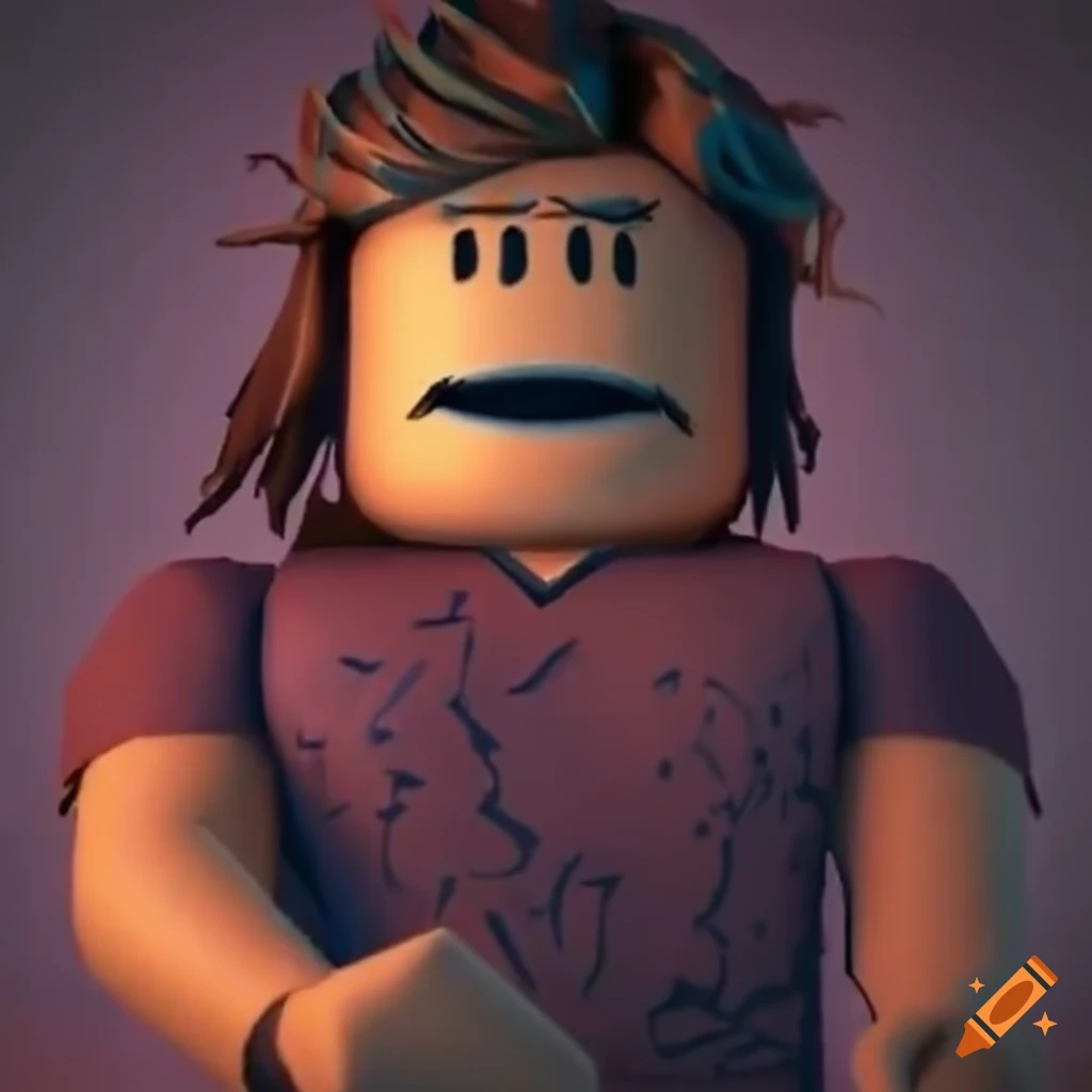 Emotional scene in roblox game