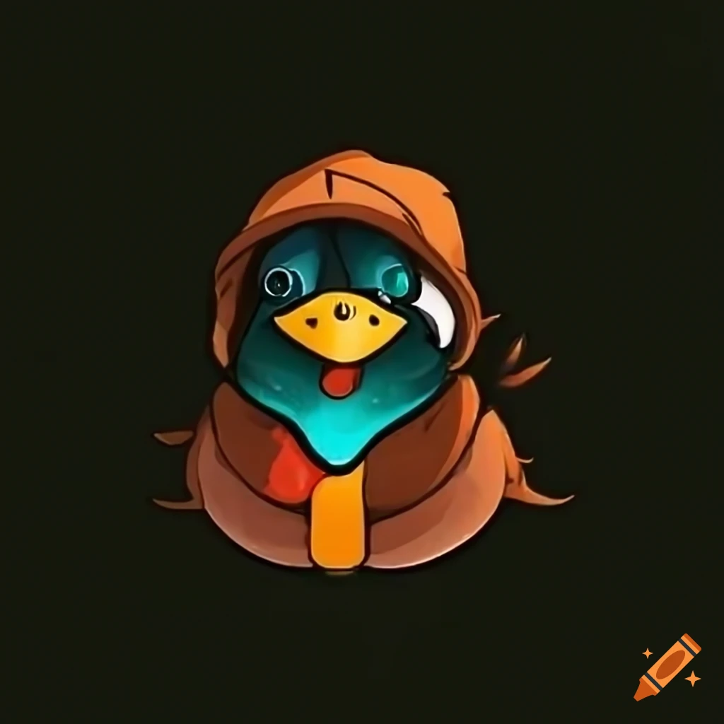 Cute duck as a youtube profile picture