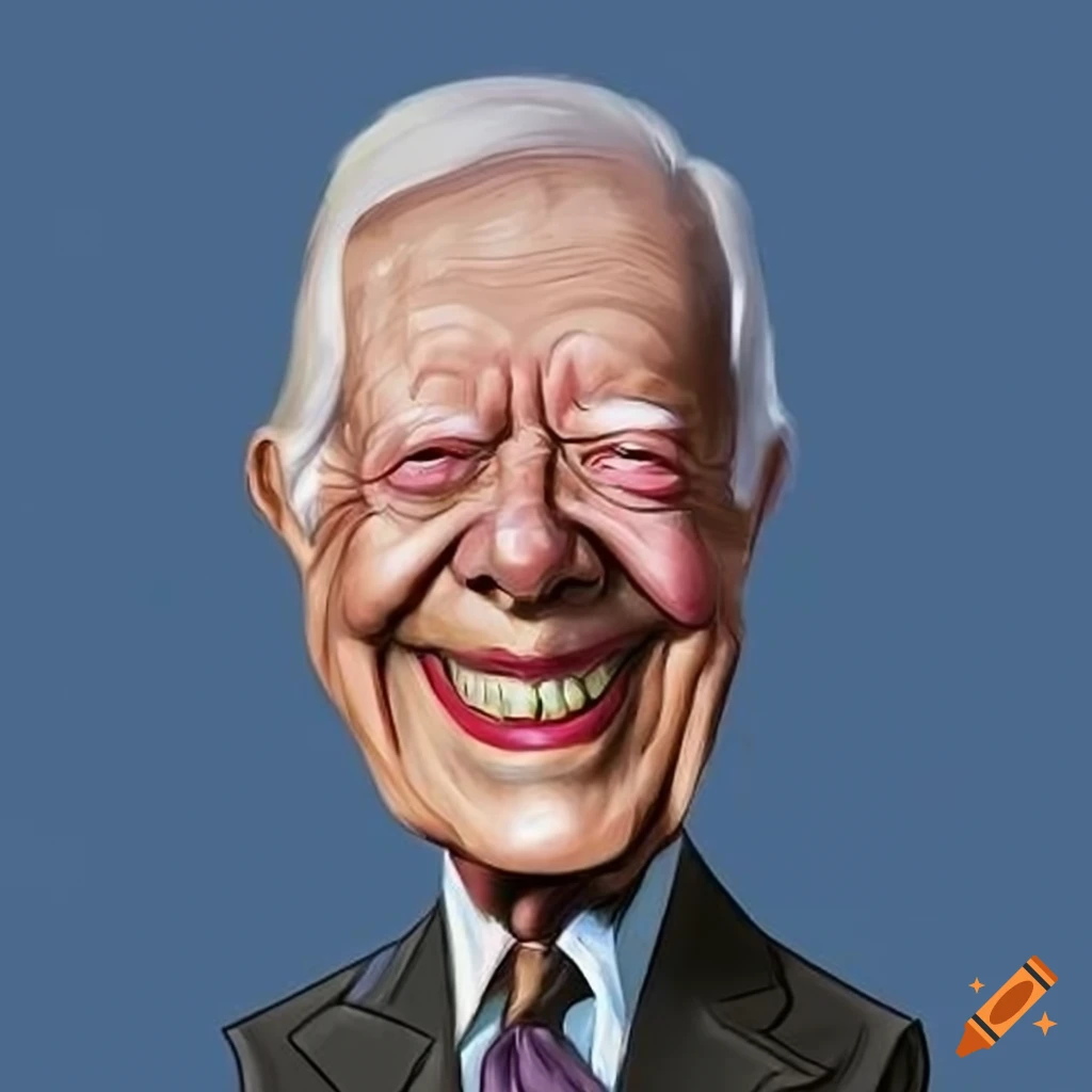 Caricature of jimmy carter