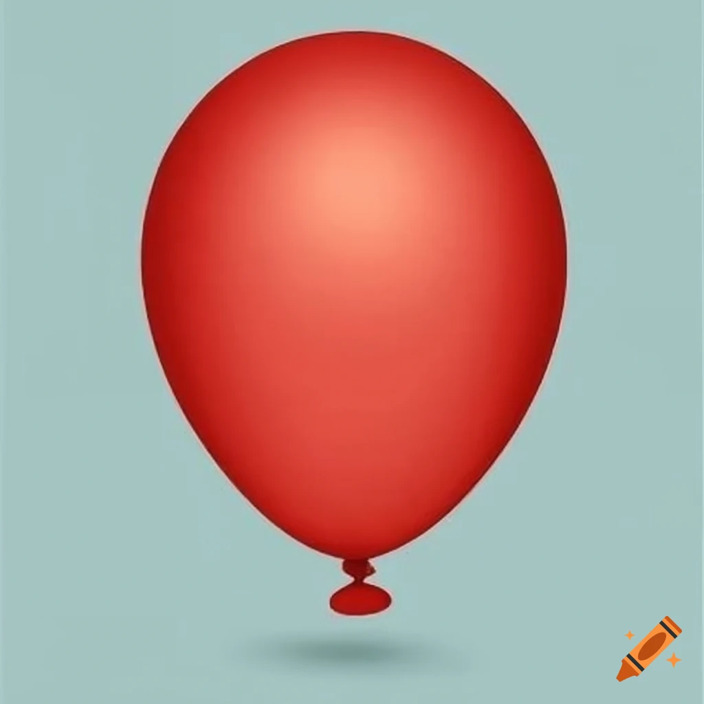 Colorful balloon on Craiyon