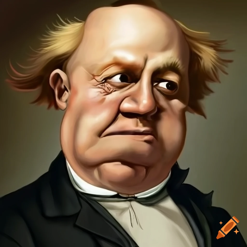 Caricature of andrew johnson