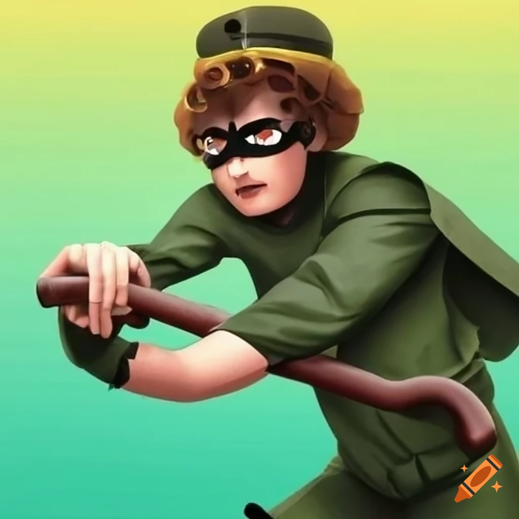 Illustration of a superhero playing a pipe on Craiyon