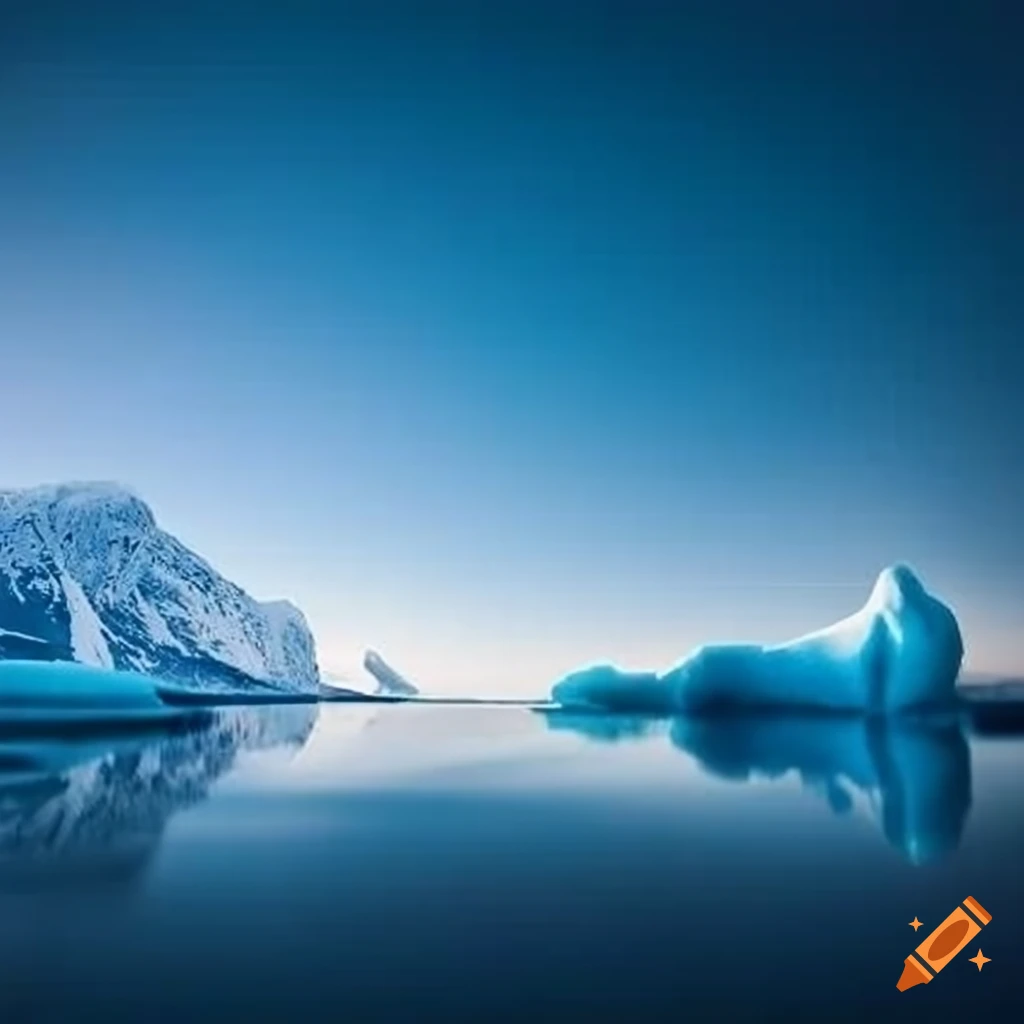 Captivating image depicting an arctic landscape on Craiyon