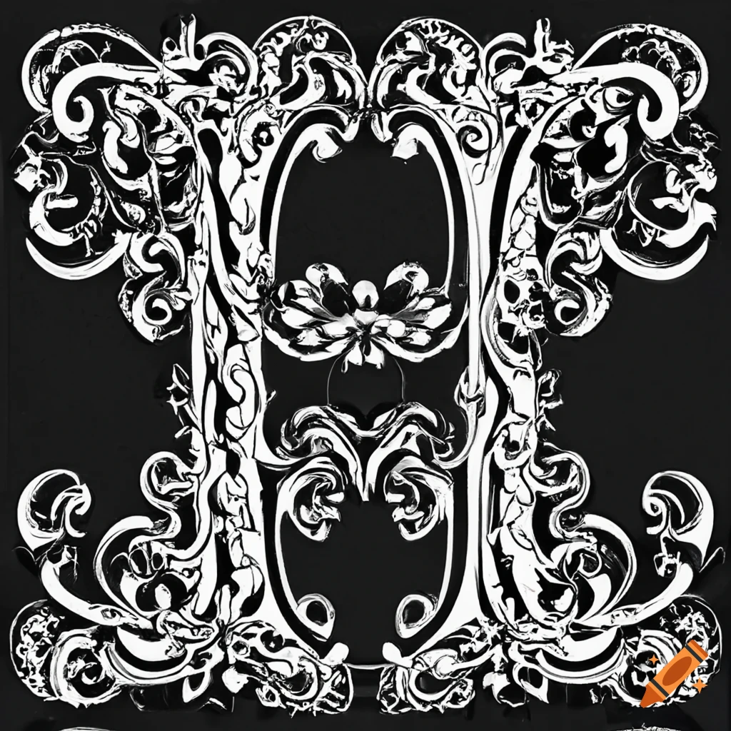 Ornamental fancy letter 'x'