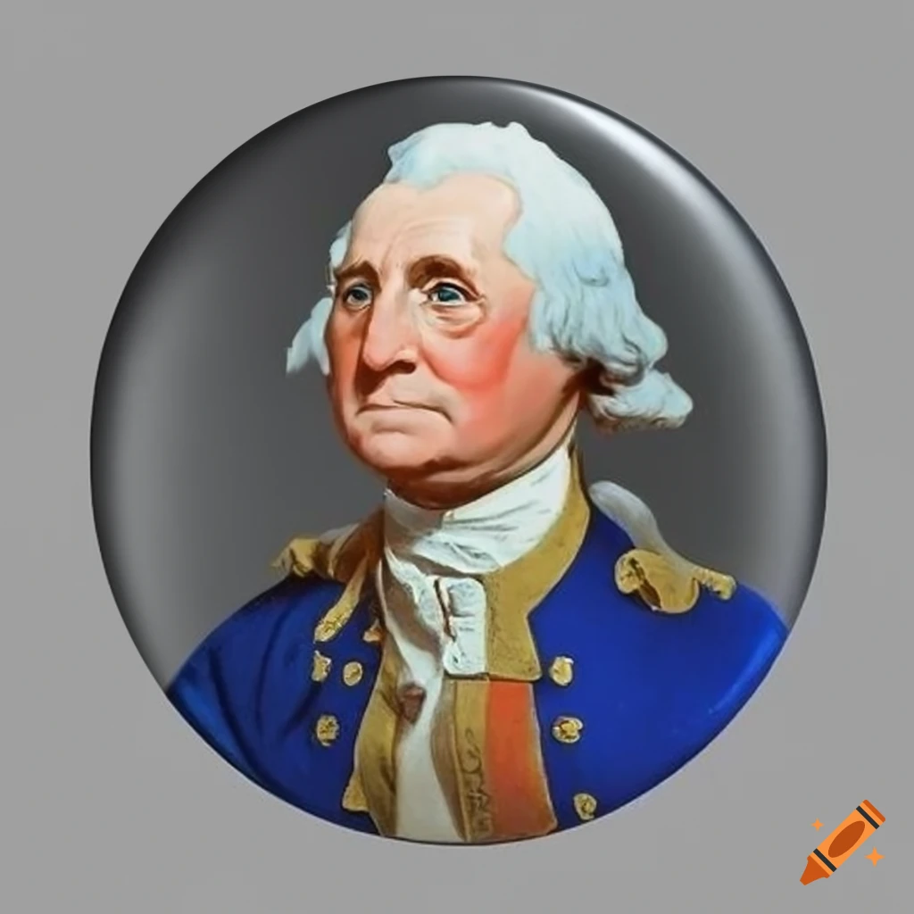 George washington campaign button