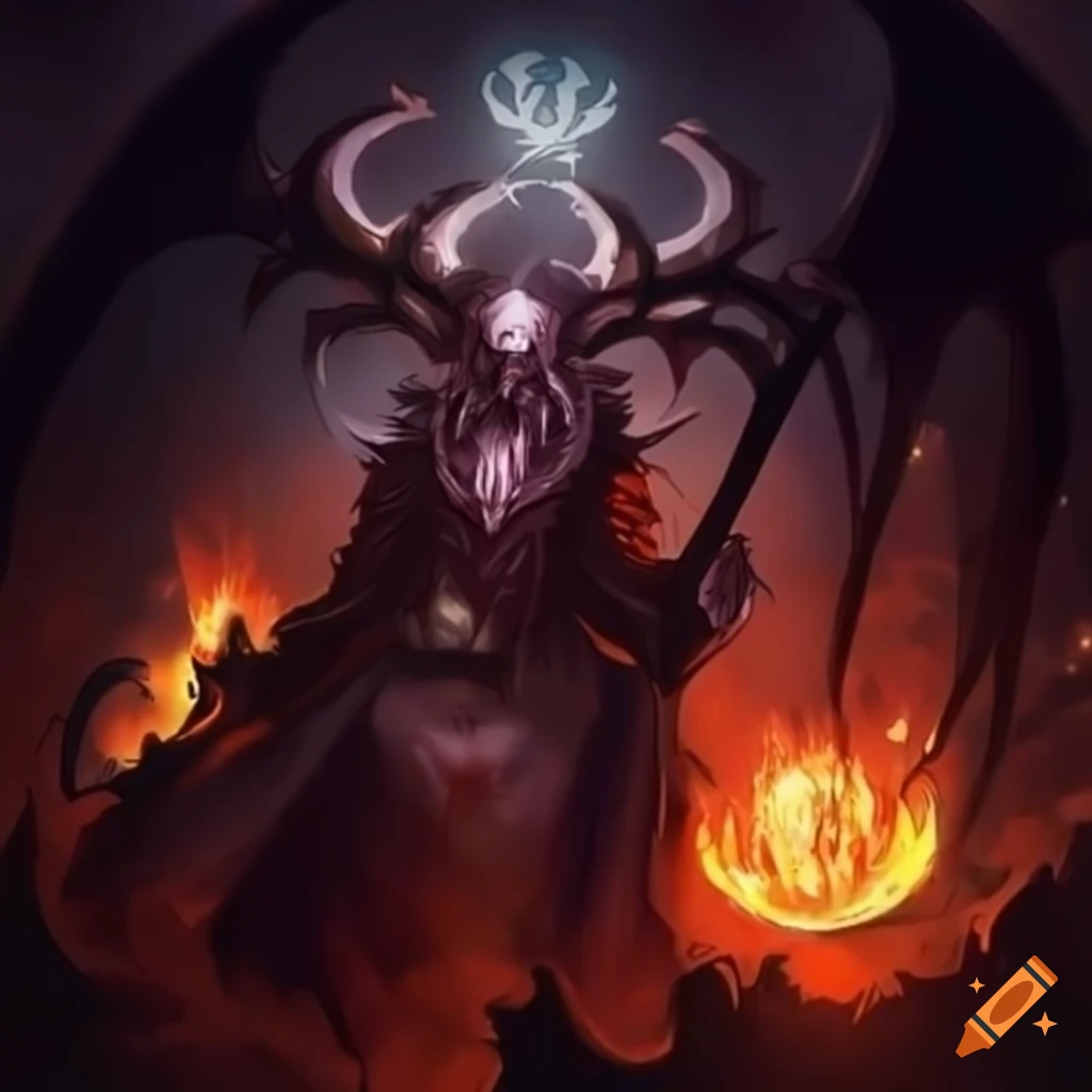 Artwork of a powerful demon