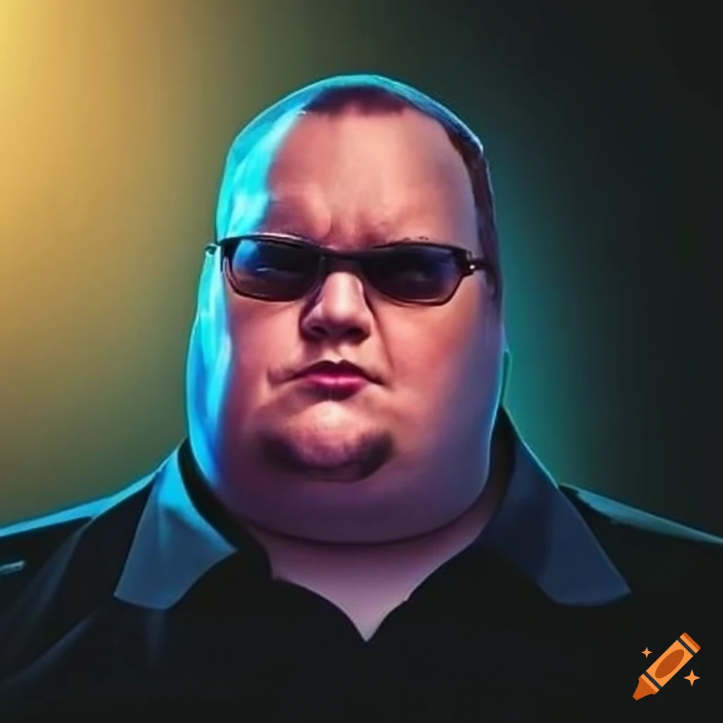 Image of angry kim dotcom