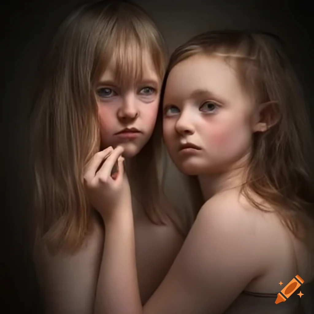 Portrait of two sisters