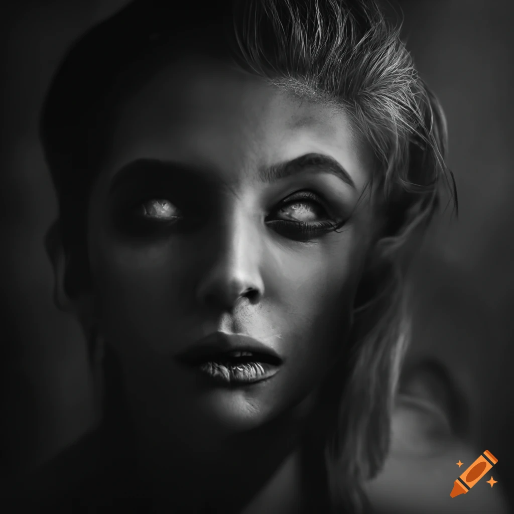 Black and white photo illustrating panphobia