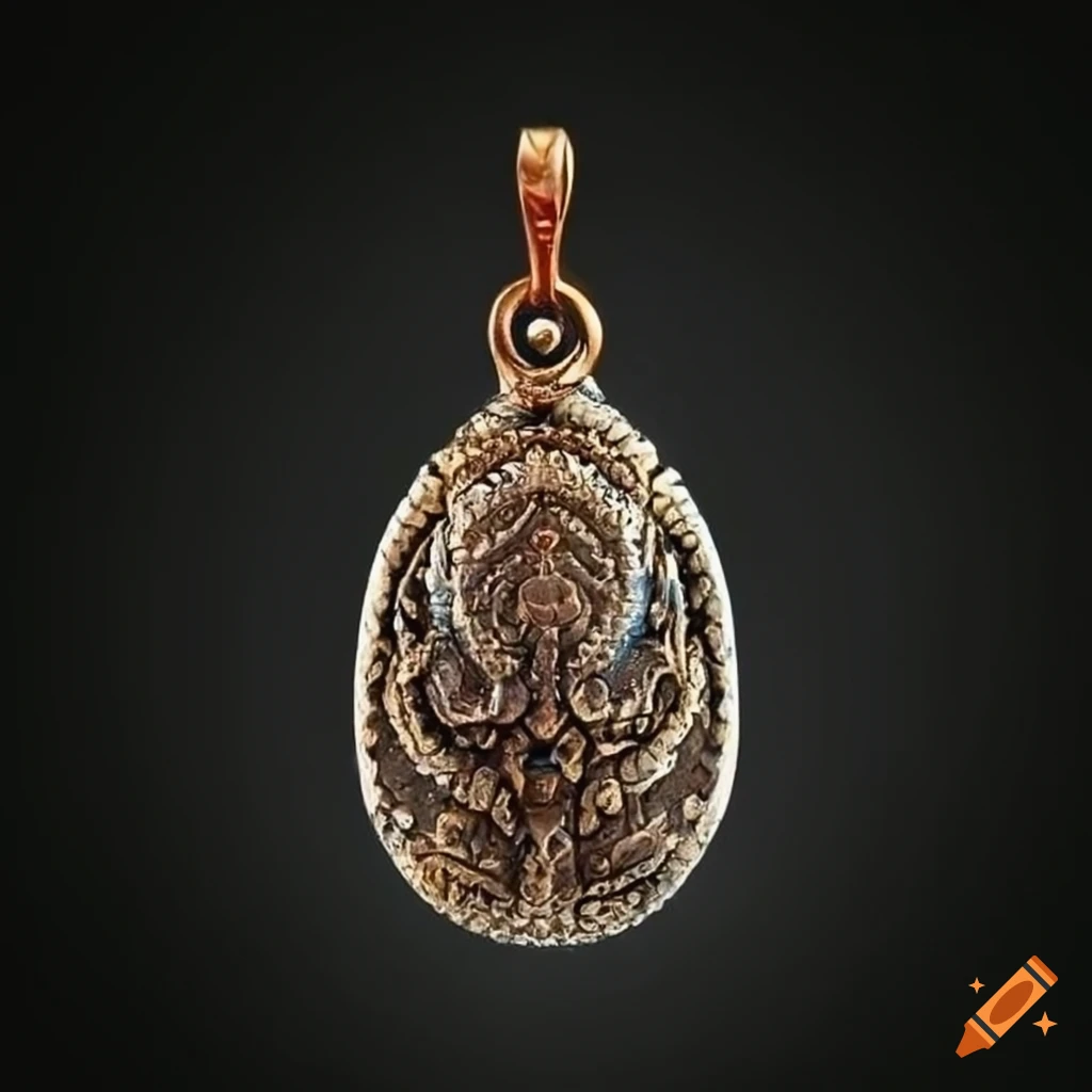 Powerful amulet with intricate designs