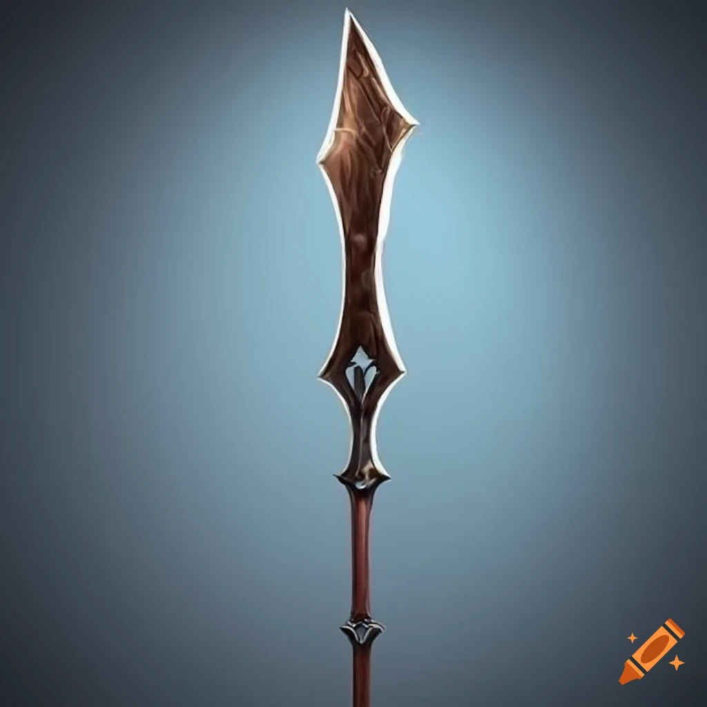 Art of a fantasy polearm