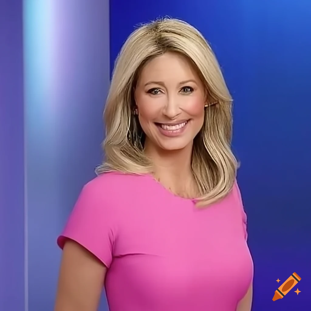 Meteorologist stephanie abrams as superhero pink ice