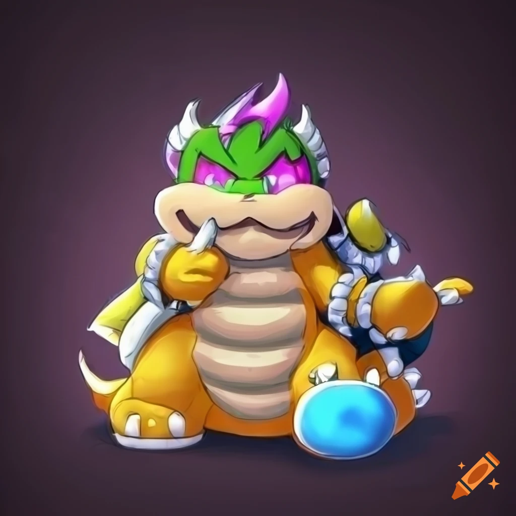 Ludwig koopa character from a game on Craiyon