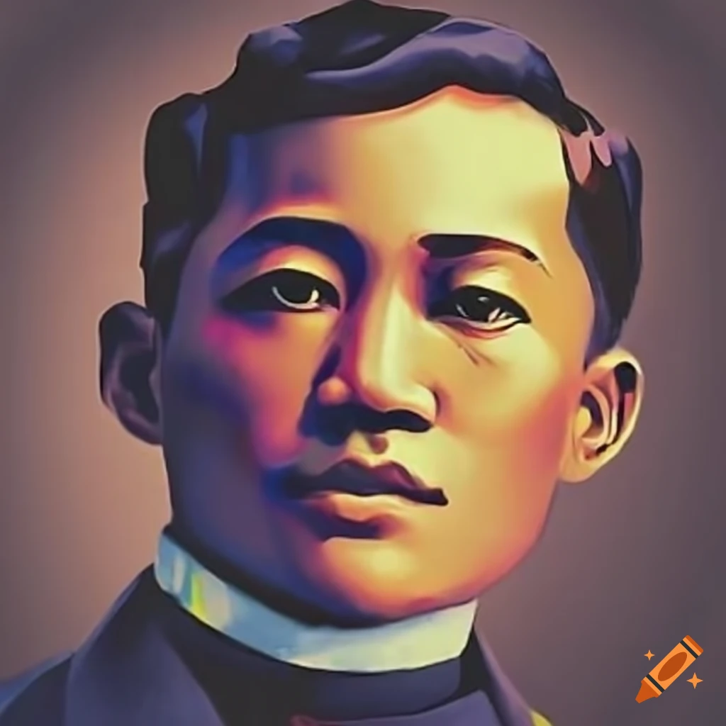 Depiction of rizal's exile in the philippines on Craiyon