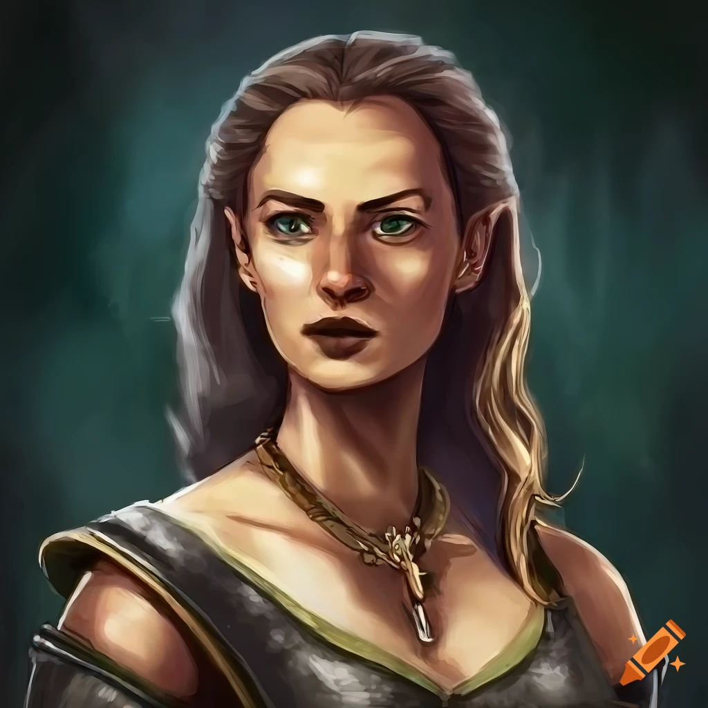 Epic individual portrait in comic style