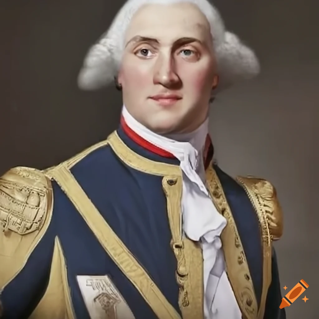 Satirical portrayal of josh allen as george washington on Craiyon