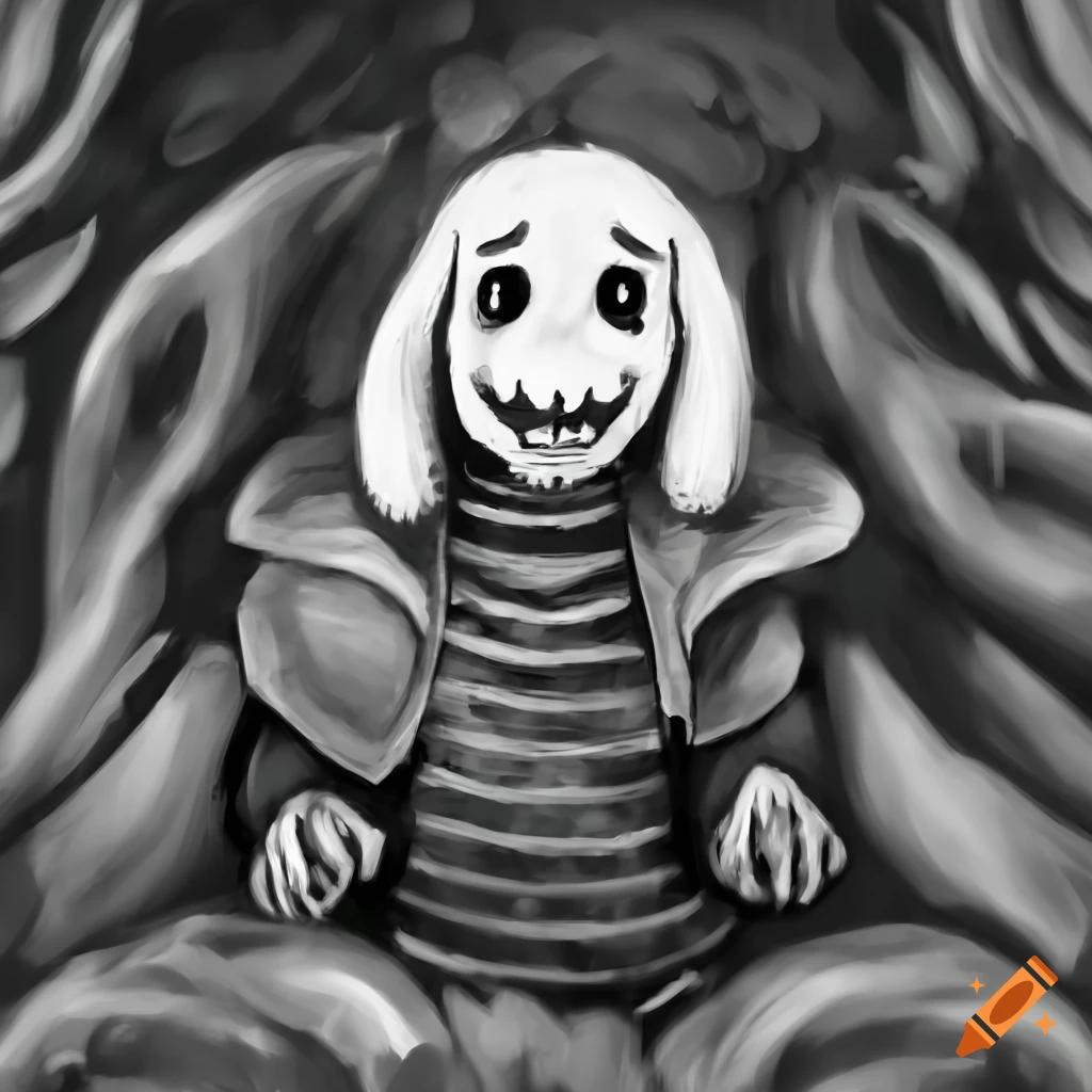 Image of flowey and asriel from undertale on Craiyon