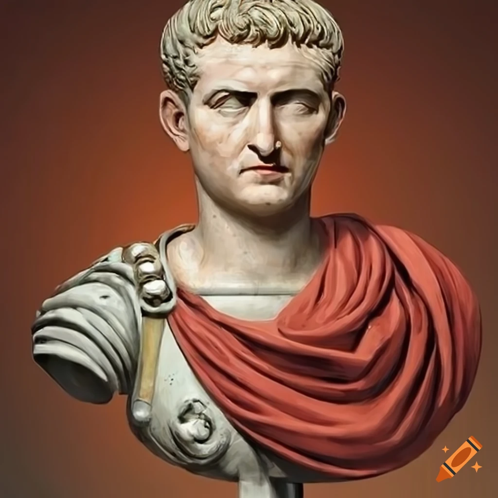 Portraits of roman empire emperors on Craiyon