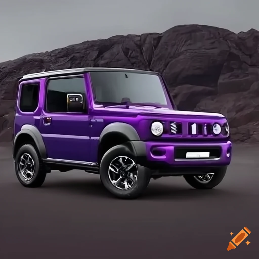 Purple suzuki jimny 2017