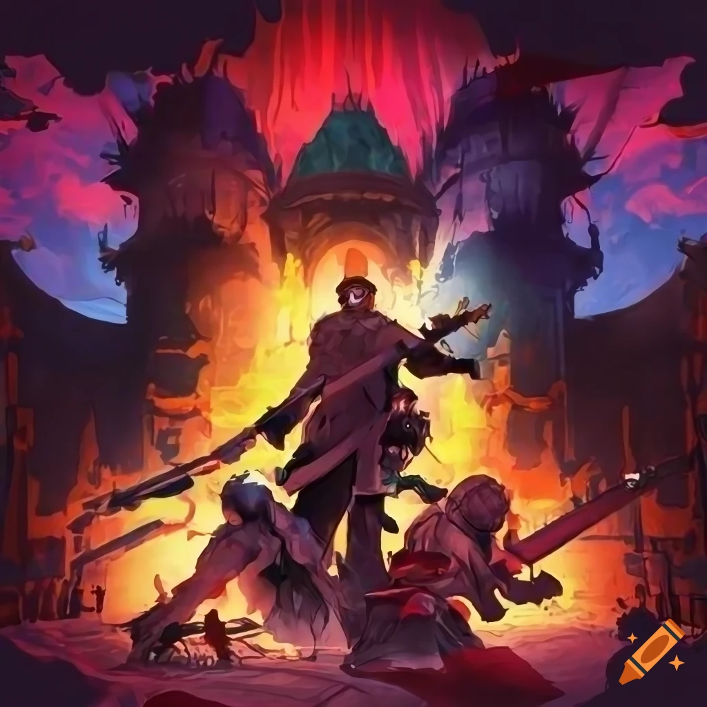 Album cover for 'battle!' song, videogame style