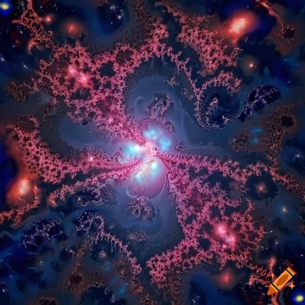 Fractal galaxy star map