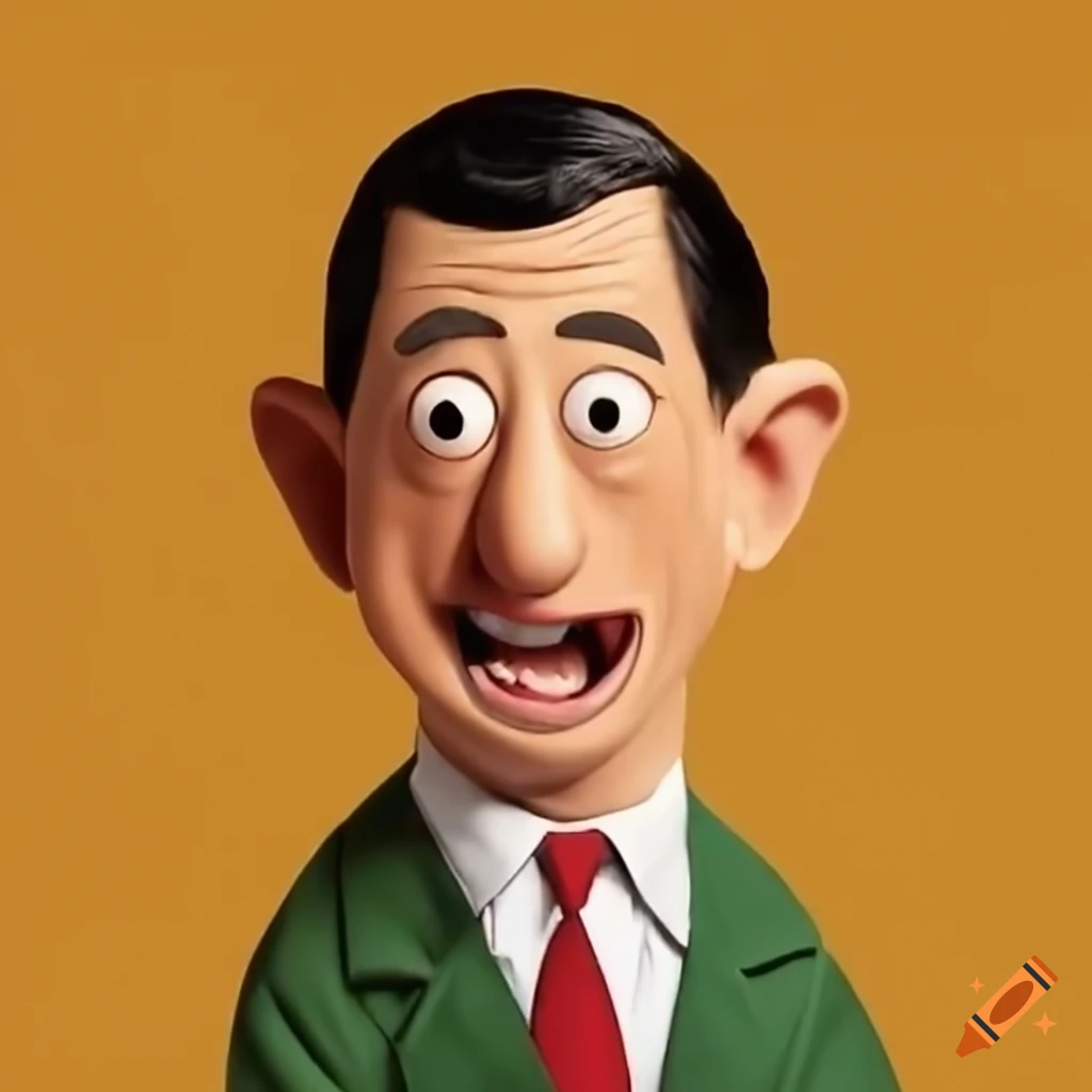 Humorous mashup of bert and mr bean